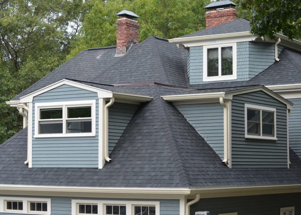 Shingle Roof & Aluminum Gutters in West Roxbury, MA | O'LYN Roofing